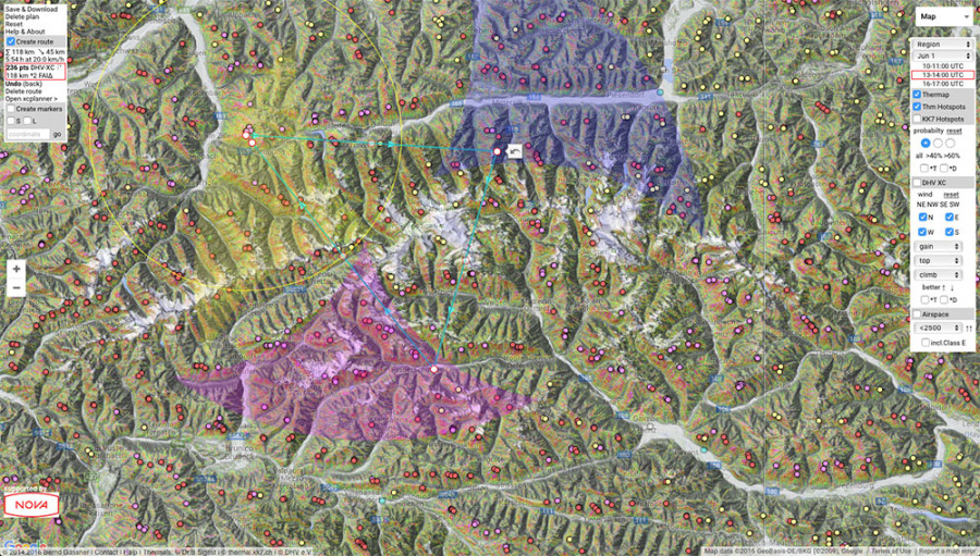 New XC flight planning tool