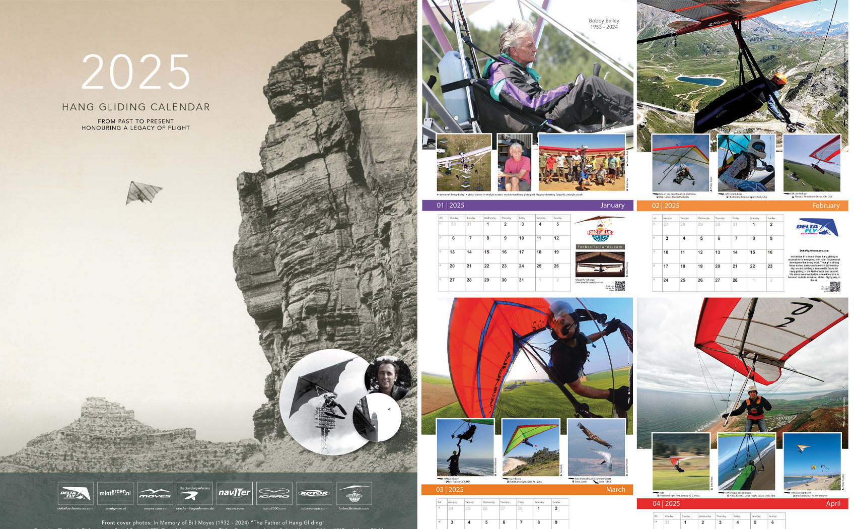 2025 free-flight calendars