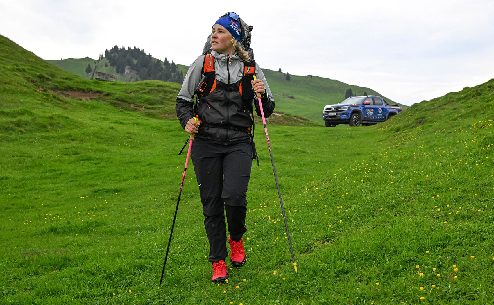 Red Bull X-Alps 2025: Celine Lorenz looks straight ahead