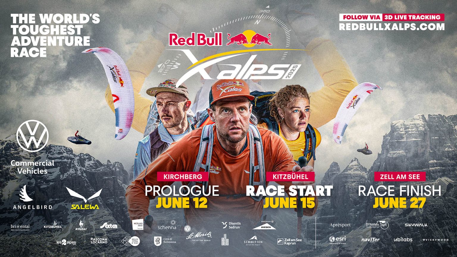 Red Bull X-Alps 2025: Celine Lorenz looks straight ahead